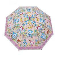 China Custom Cartoon POE Automatic Open Kids Umbrella 21 Inches Fiberglass Frame for sale