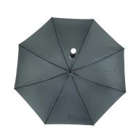 China Auto Open Pongee 190T Windproof Golf Umbrella 27 Inch 8 Panels Straight Handle for sale