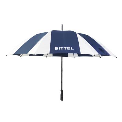 China 8 Fiberglass Bones Manual 27 Inch Windproof Golf Umbrellas for sale