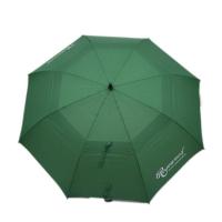 China Custom Logo 27 Inch 8 Rib Fiberglass Shaft Compact Golf Umbrella Auto Open for sale