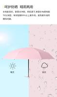 China 96cm 5-Fold Automatic Umbrella with UV Protection and 8 Fiberglass Ribs for Promotional Use for sale
