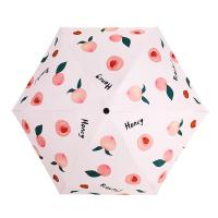 China Customizable Full Automatic 8 Ribs 96cm UV Protection Folding Umbrella with Fruit Print for sale