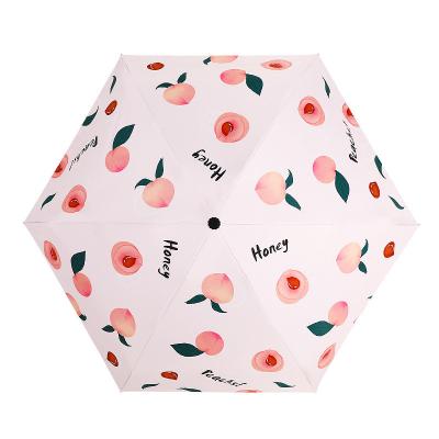 China Customizable Full Automatic 8 Ribs 96cm UV Protection Folding Umbrella with Fruit Print for sale