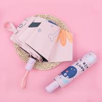 China Automatic 8 Panels Folding Umbrella UV Protection Pongee Fabric for sale
