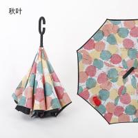 China Double Layer Reverse Inverted Umbrella with 8mm Metal Shaft and Auto-Open Mechanism - BSCI Certified Pongee Fabric for sale