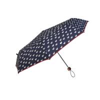 China Custom Logo Silk Screen Printing Manual Open 3 Fold Umbrella 21 Inch 8 Panels for sale