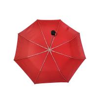 China Aluminium Frame Manual Open 3 Folding Umbrella Promotion for sale