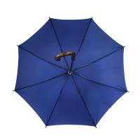 China Custom Logo 23 Inch 8K Promotional Straight Umbrella with Metal Ribs and Curve Handle for sale