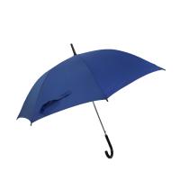 China Auto Open 23 Inch Metal Ribs Straight Umbrella with Color Change Polyester Pongee for sale