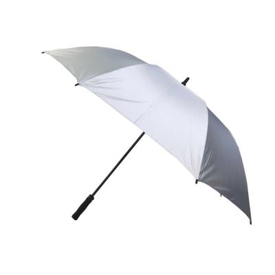 China 25 Inch 8K Windproof Straight Handle Umbrella With Fiberglass Frame for sale