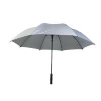 China 25 Inch 8K Windproof Straight Handle Umbrella With Fiberglass Frame for sale
