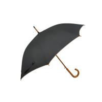 China Auto Open 8 Metal Ribs Windproof Golf Umbrellas With Wooden Handle for sale