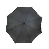 China Auto Open 8 Metal Ribs Windproof Golf Umbrellas With Wooden Handle for sale