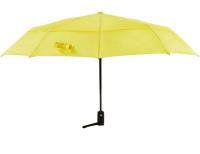 China Foldable Fiberglass Ribs Pongee Compact Windproof Umbrella 21inch 8k Auto Open Close for sale