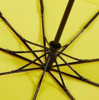 China Foldable Fiberglass Ribs Pongee Compact Windproof Umbrella 21inch 8k Auto Open Close for sale