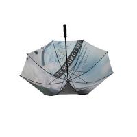 China 8mm Metal Shaft Auto Open Golf Umbrella with Digital Printing 60 Inch Arc for sale