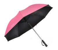 China 190T Pongee Summer Blast Umbrella Fan With Plastic Handle for sale
