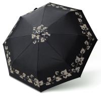 China 21in 190T Pongee Automatic Three Folding Umbrella With Logo Printing for sale