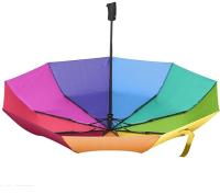 China SGS Auto Open and Closed Fiberglass Ribs Rainbow Umbrella 21x8K 190T Pongee for sale
