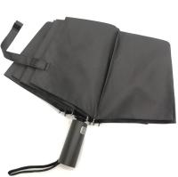 China 3 Fold Windproof Umbrella for Men 10 Ribs Fiberglass Frame Automatic Open Close 42 Inch Arc for sale