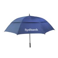 China Windproof Straight Handle Fiberglass Frame Umbrella for sale