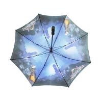 China 68 62 58in Manual Open Pongee Fabric Straight Handle Umbrella for sale