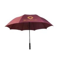China Fiberglass Shaft Pongee Fabric Windproof UV Umbrella for sale