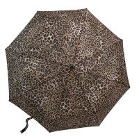 China LED Light Handle Automatic Foldable Umbrella 21 Inch 8k Pongee Fabric for sale