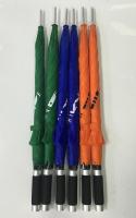 China BV Certified 190T Polyester Auto Open Long Stick Umbrella 23 Inch 8K Metal Shaft for sale