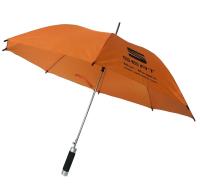 China BV Certified 190T Polyester Auto Open Long Stick Umbrella 23 Inch 8K Metal Shaft for sale