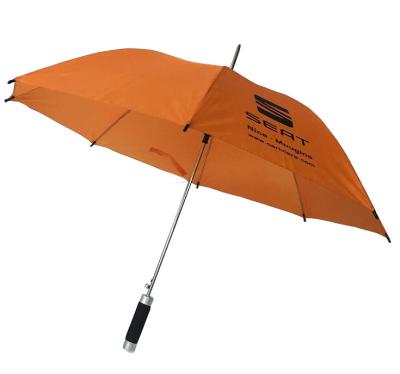 China BV Certified 190T Polyester Auto Open Long Stick Umbrella 23 Inch 8K Metal Shaft for sale
