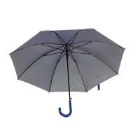 China Custom Color UV Coating Pongee Fabric Umbrella With J Handle for sale
