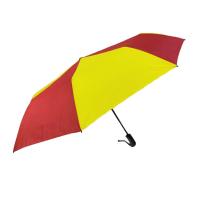 China TUV Certified Foldable Polyester 190T Windproof Mens Umbrella for sale