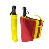 China TUV Certified Foldable Polyester 190T Windproof Mens Umbrella for sale
