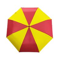 China TUV Certified Foldable Polyester 190T Windproof Mens Umbrella for sale