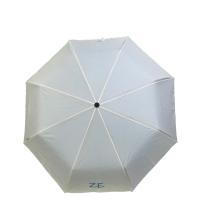 China Auto Open Close Double Layer Compact Folding Umbrella With Double Fiberglass Ribs for sale
