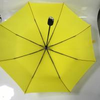 China Windproof Foldable 190T Pongee Fabric Lock Umbrella 42 Inch ARC Manual Open for sale