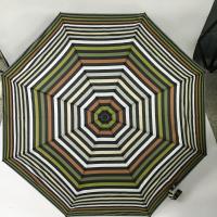 China Ladies Auto Open Close Pongee Fabric Compact Folding Umbrella for sale