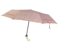 China Windproof 3 Folds Pongee Manual Open Umbrella With Custom Printing for sale