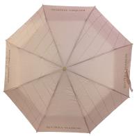 China Windproof 3 Folds Pongee Manual Open Umbrella With Custom Printing for sale