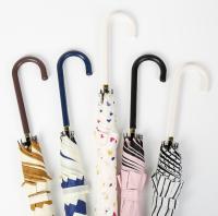 China Diameter 105CM Pongee Long Rain Umbrella For Ladies for sale