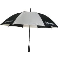China 130cm 190T Polyester Golf Umbrella with Metal Frame Double U Ribs Windproof for sale