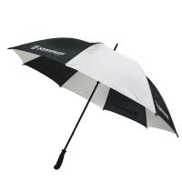 China 130cm 190T Polyester Golf Umbrella with Metal Frame Double U Ribs Windproof for sale