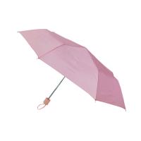 China Manual Open Portable 3 Folding Pongee Fabric Umbrella for sale