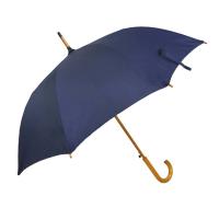 China Custom Logo 23 Inch Pongee Umbrella with Metal Shaft and Plastic Handle for sale