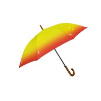 China Custom Digital Printing 190T Pongee Manual Open Golf Umbrella for sale