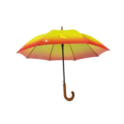 China Custom Digital Printing 190T Pongee Manual Open Golf Umbrella for sale