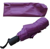 China Windproof Pongee fabric Folding Mini Umbrella With Fiberglass Frame for sale
