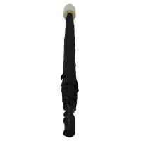 China 8mm Metal Shaft Pongee Stick Umbrella Auto Open Close Plastic Handle for sale