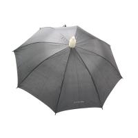 China 8mm Metal Shaft Pongee Stick Umbrella Auto Open Close Plastic Handle for sale